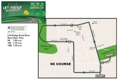 5K Map image | Run Stillwater