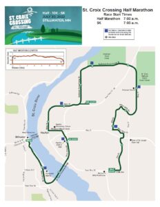 St Croix Crossing Half – Course Map | Run Stillwater