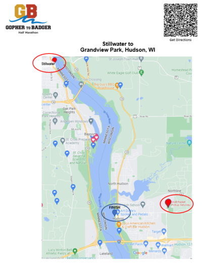 Stillwater to Grandview Map | Run Stillwater
