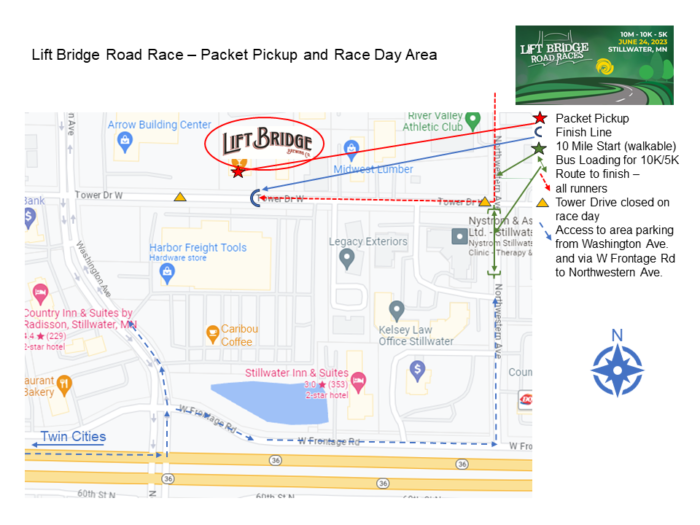 LBRR Parking Map | Run Stillwater