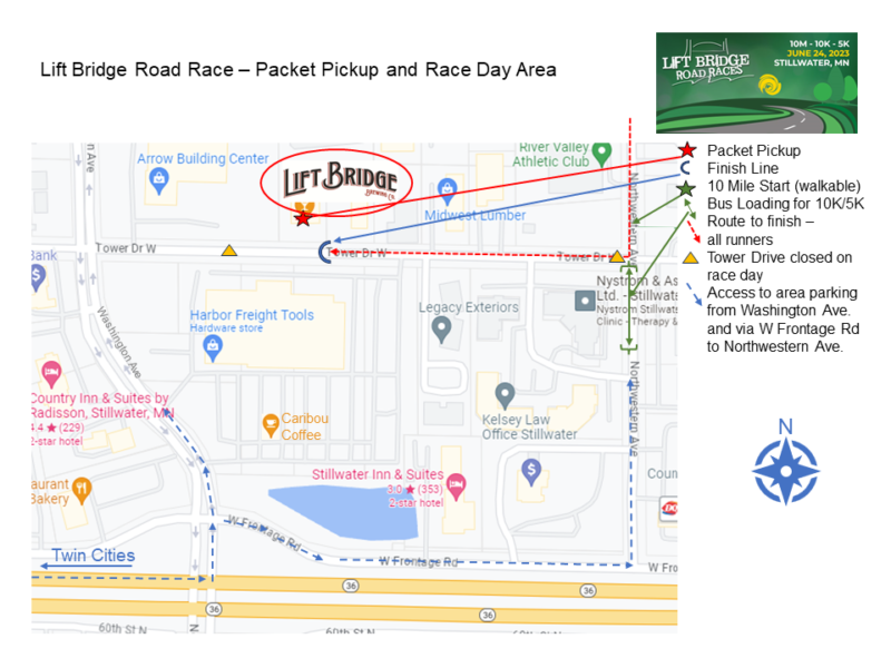 LBRR Parking Map | Run Stillwater