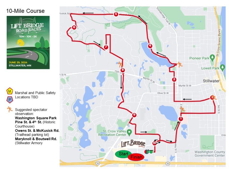 Course Maps | Running Race Events in Stillwater, MN